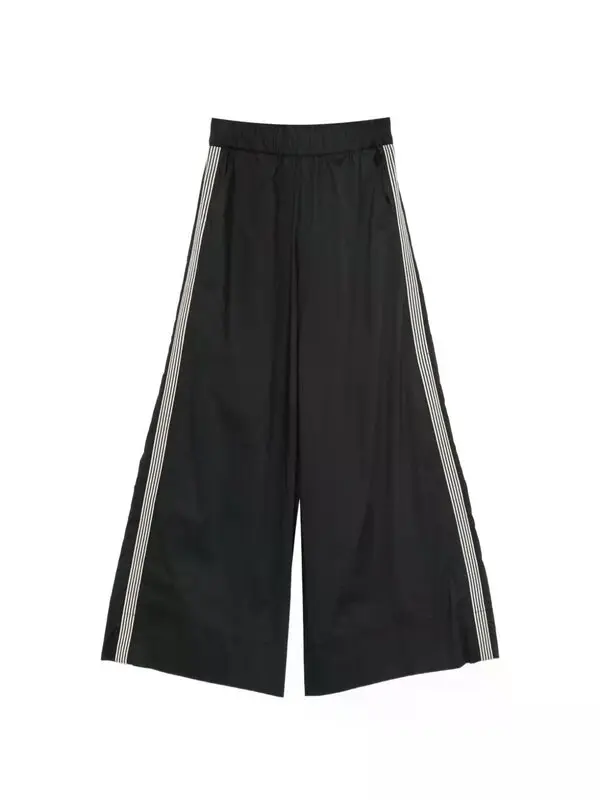 MARC ELLIS Side-stripe Wide-leg Trousers