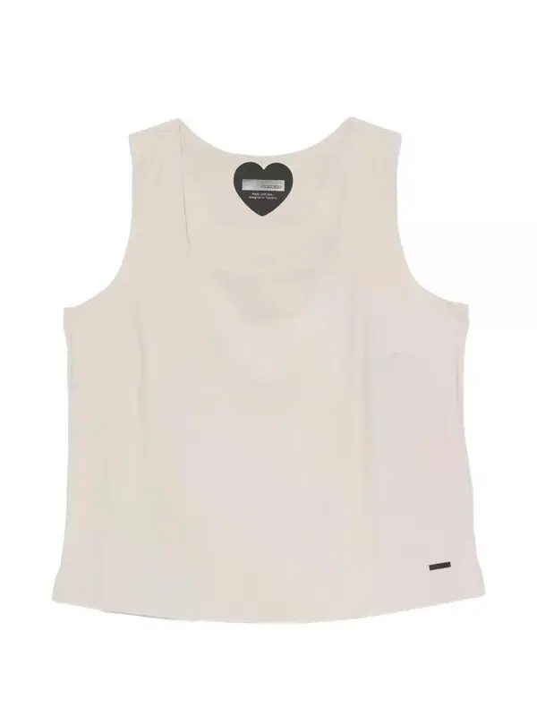 RRD Roberto Ricci Designs Square Neck Sleeveless Top - Grey