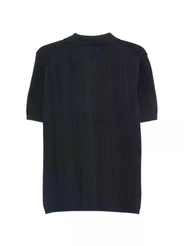 Marc O'polo Ribbed-knit Polo Shirt