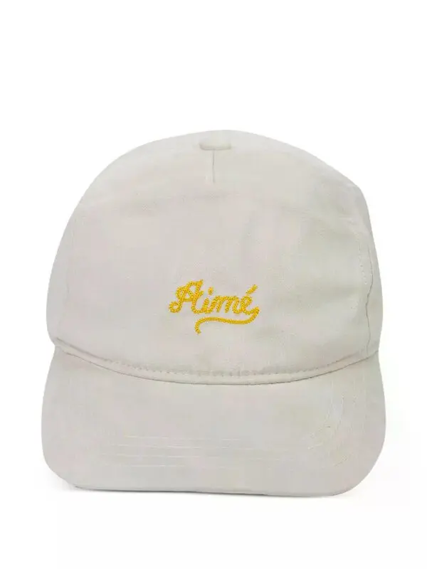 Aimé Leon Dore Script Logo Chain-stitch Cap - Neutrals