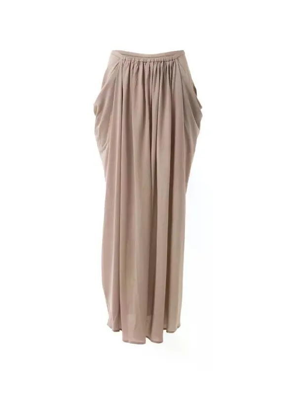 YANGKEHAN Draped Gathered Skirt - Neutrals