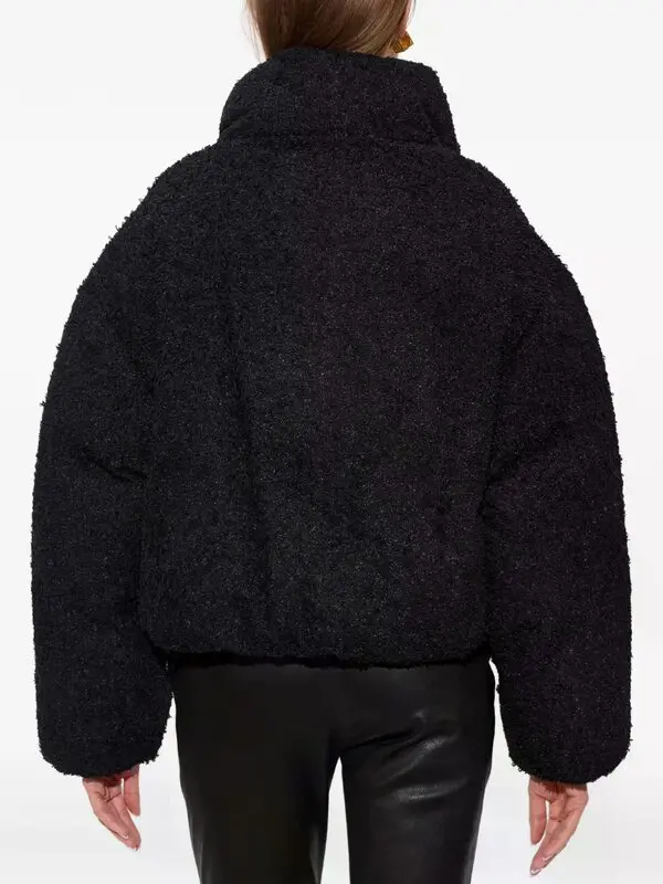 Balmain Bouclé Texture Zip-up Jacket