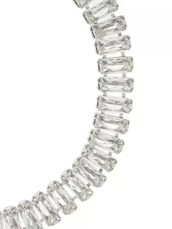 FERRAGAMO Crystal-embellished Gancini Bracelet