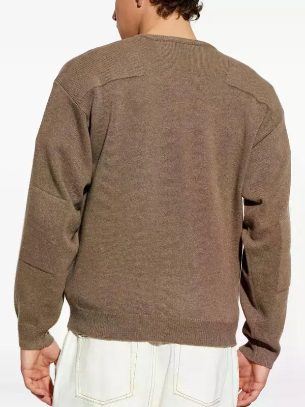 JIL SANDER V-neck Knitted Sweater