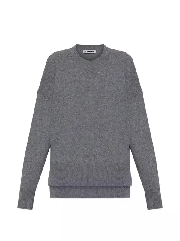 JIL SANDER Crew Neck Sweater - Grey