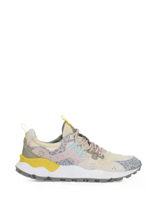 FLOWER MOUNTAIN Yamano Leopard-print Sneakers