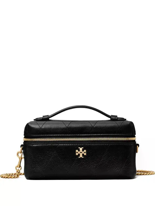 Tory Burch Charlie Quilted Vanity Case - Black