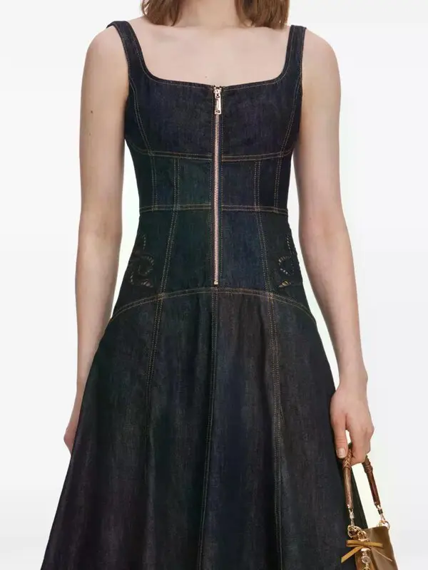 SELF-PORTRAIT Broderie Anglaise Midi Dress