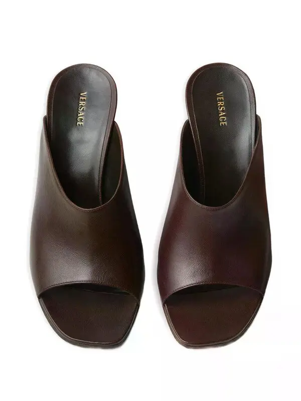 Versace Giulietta Medusa Leather Mules