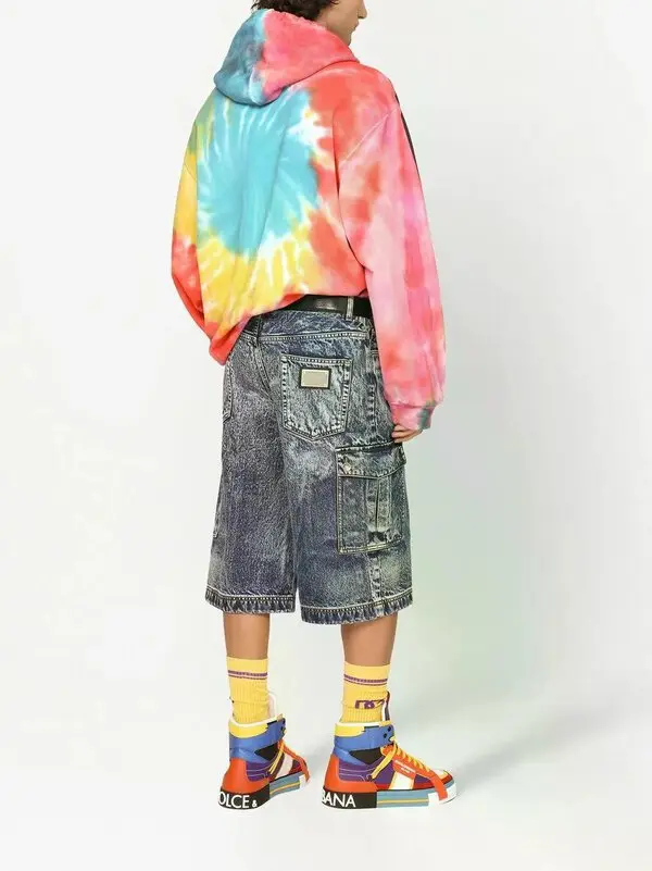 Dolce & Gabbana Tie-dye Logo Hoodie