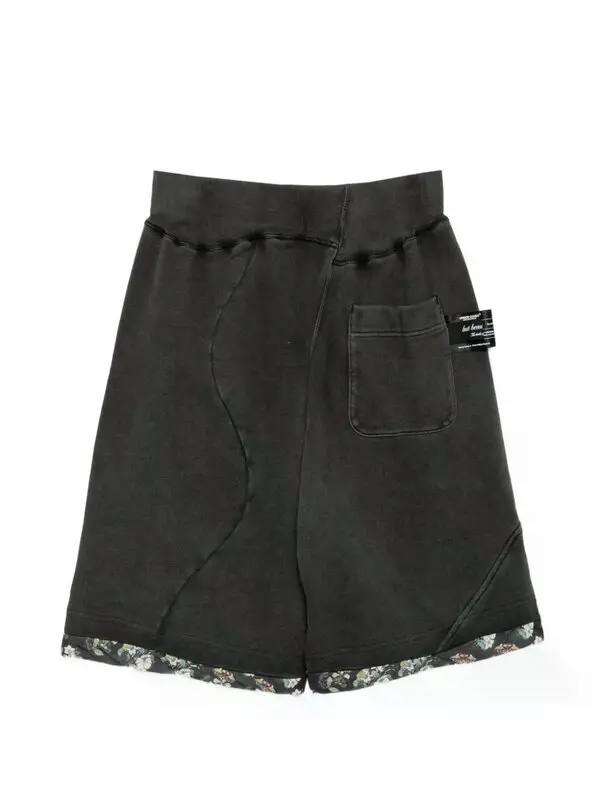 Undercover Floral-trim Drawstring Sweat Shorts