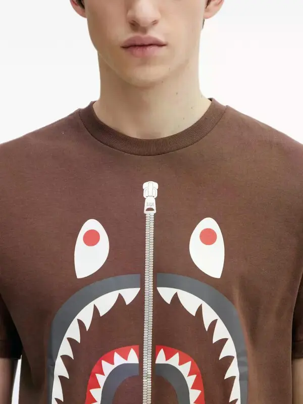 A BATHING APE Shark Graphic-print T-shirt