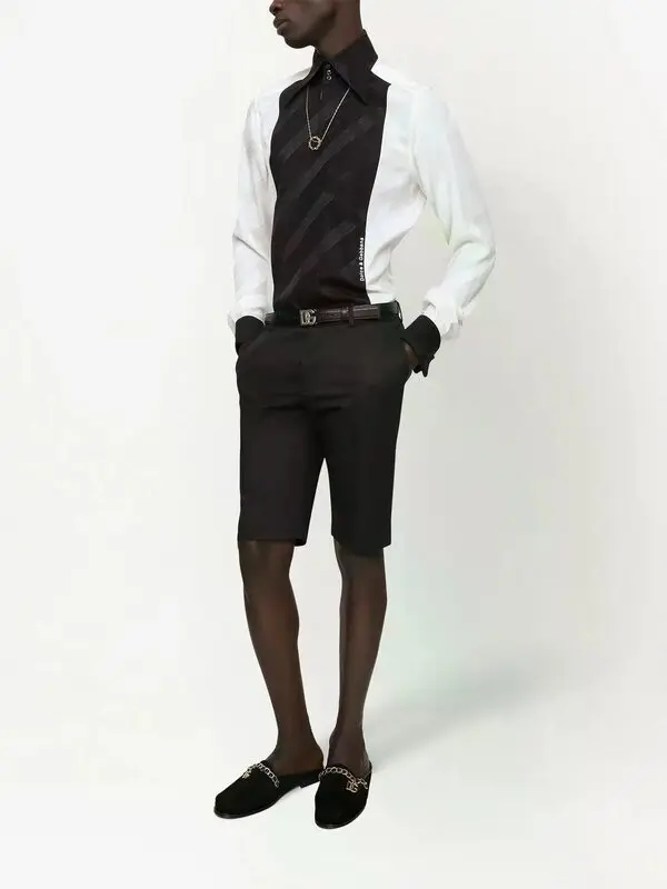 Dolce & Gabbana Embroidered Tailored Shorts
