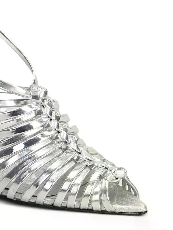 SERGIO ROSSI Wovenia Strappy Sandals