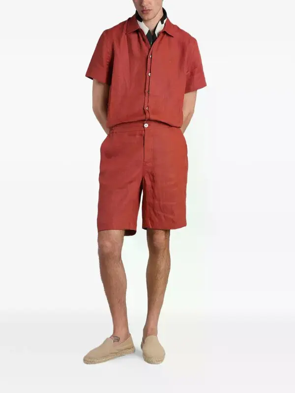 Alpha Studio Elasticated Linen Shorts
