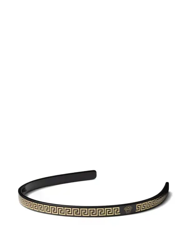 Versace Greca Medusa Headband - Black
