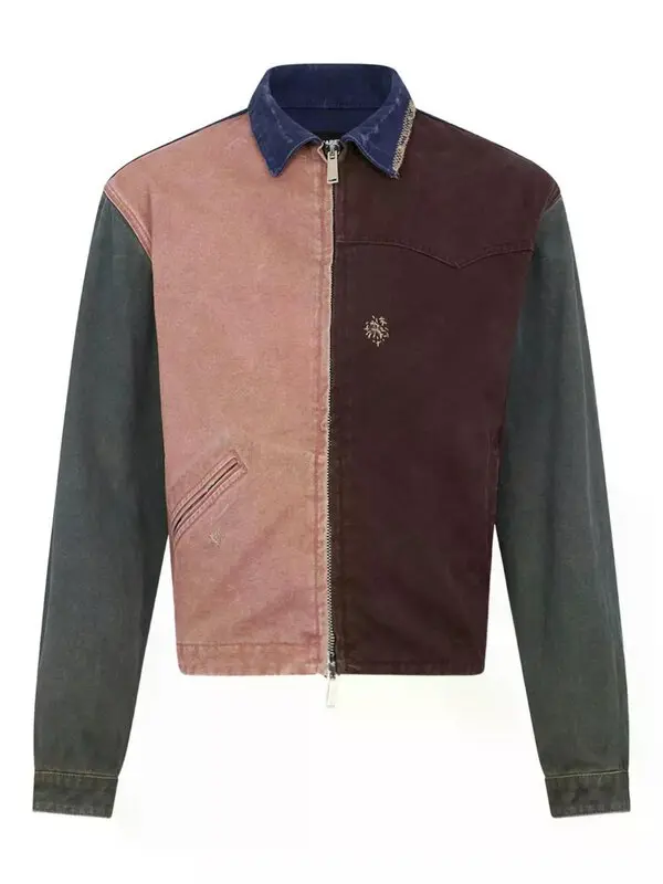 Dsquared2 Reworked Kaban Colour Block Jacket - Blue