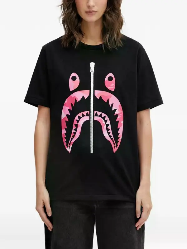 A BATHING APE Shark" Graphic T-shirt
