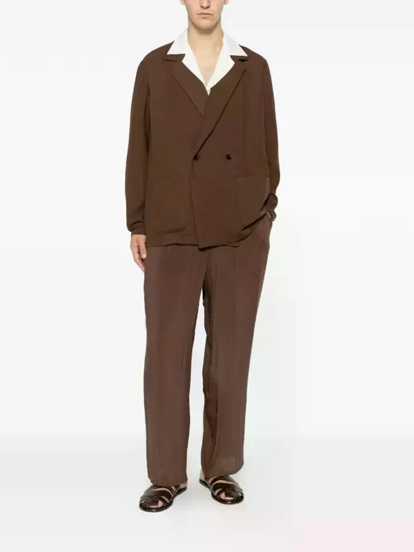 MARSEM Elasticated Waistband D-ring Trousers