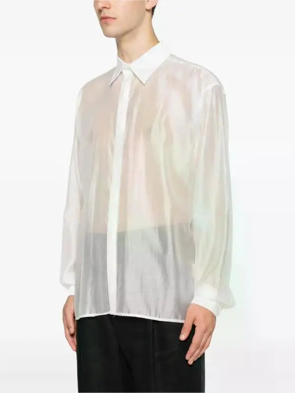 MARSEM Sheer Long-sleeve Shirt