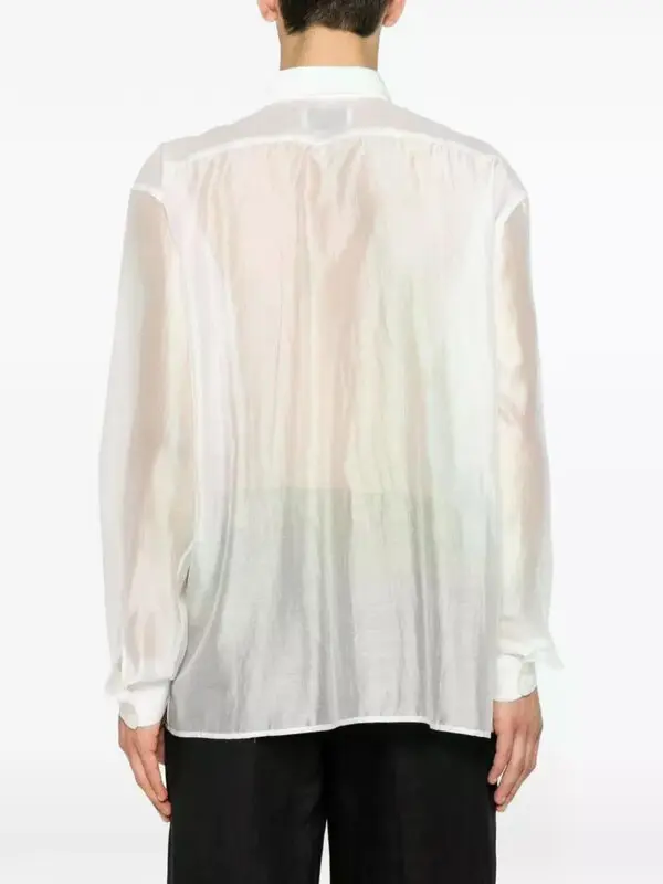 MARSEM Sheer Long-sleeve Shirt