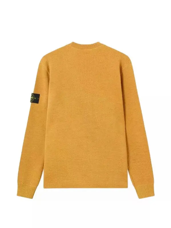 Stone Island Fine Knit Logo Patch Sweater