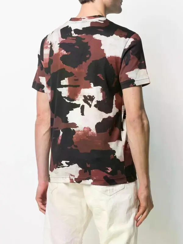 Dolce & Gabbana Camouflage Print Cotton T-shirt
