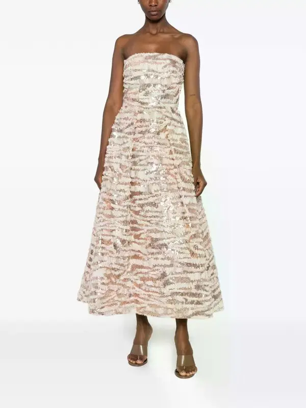 Elie Saab Embellished Maxi Dress