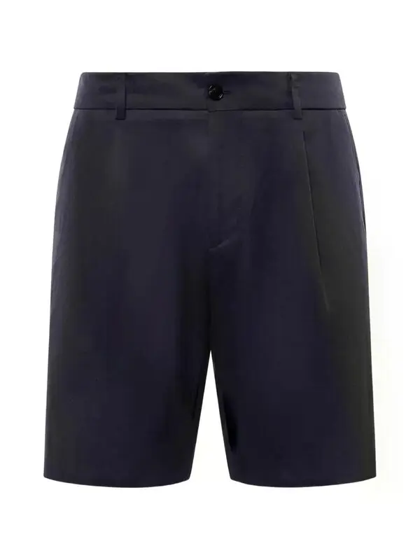 BE ABLE Pleated Elasticated-waist Shorts