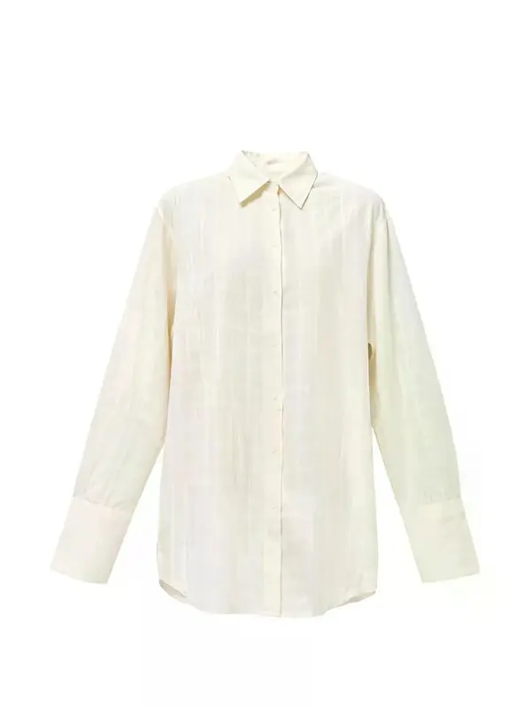 Aspesi Check-pattern Button-down Shirt - Neutrals