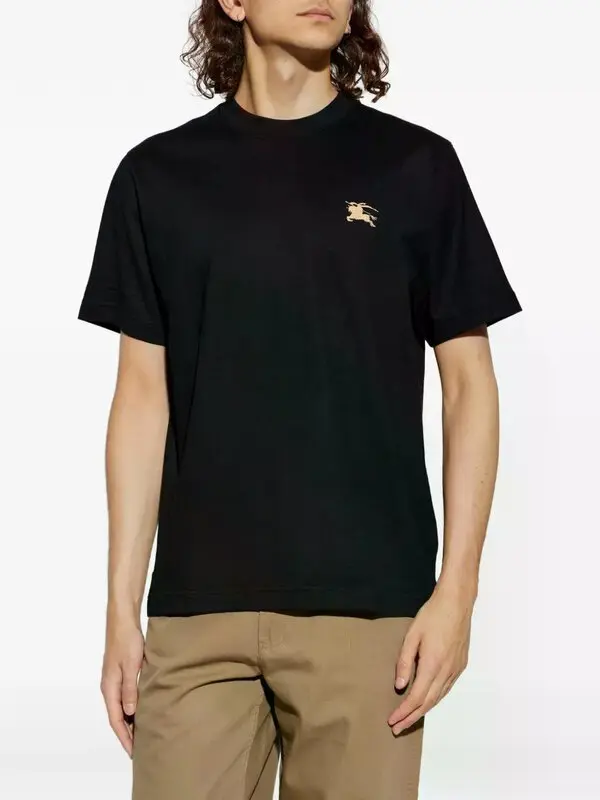 Burberry Embroidered-logo T-shirt
