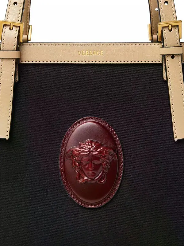 Versace Rivière Canvas Tote