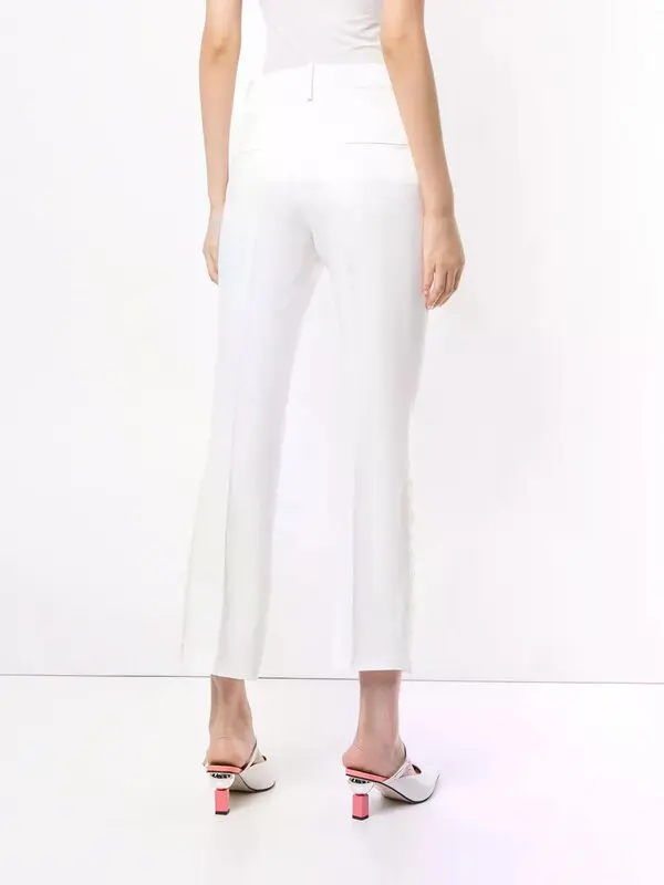 N°21 Cropped Ruffle Detail Trousers