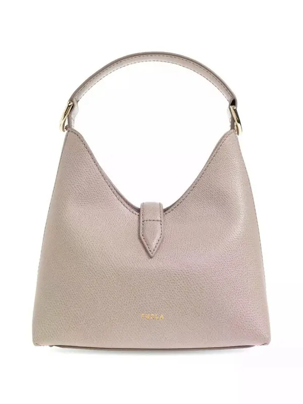 Furla Mini Iride Leather Tote Bag - Grey