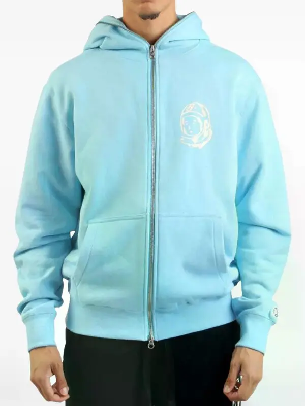 BILLIONAIRE BOYS CLUB Helmet Logo-print Hoodie - Sky Blue