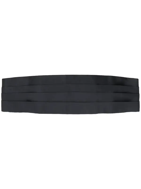 Brioni Silk Cummerbund - Black