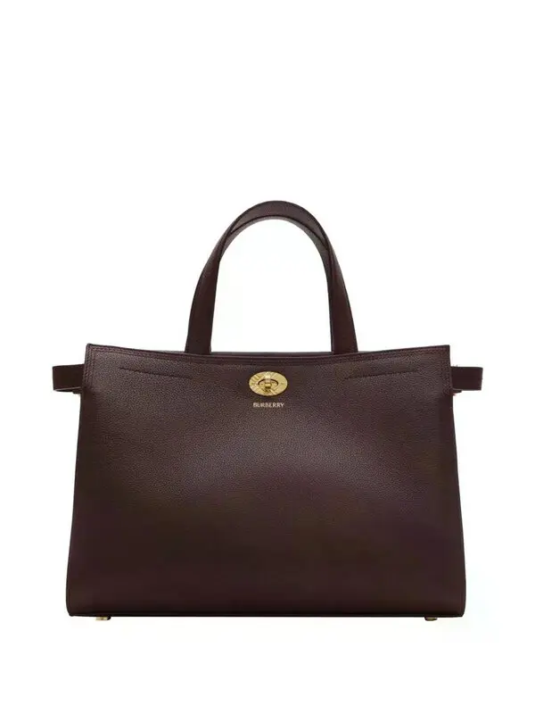 Burberry Small Cotswolds Check Tote Bag - Brown