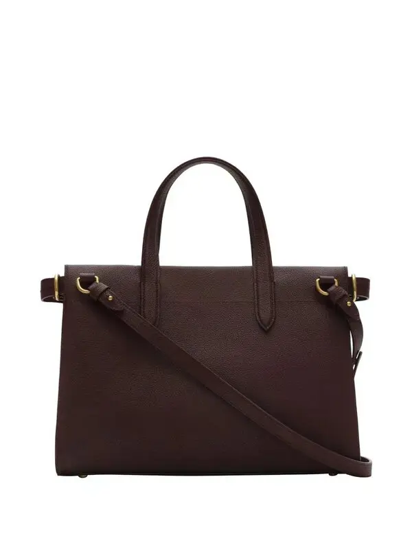 Burberry Small Cotswolds Check Tote Bag - Brown
