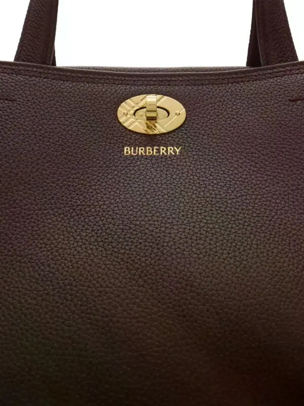 Burberry Small Cotswolds Check Tote Bag - Brown