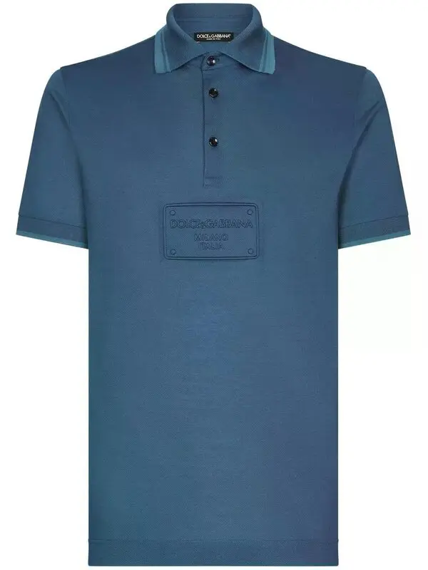 Dolce & Gabbana Embroidered-logo Polo Shirt