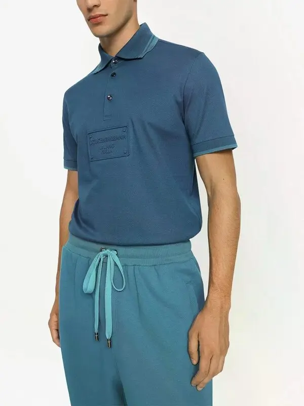Dolce & Gabbana Embroidered-logo Polo Shirt