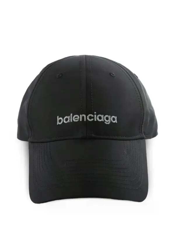 Balenciaga Techwear Baseball Cap - Black