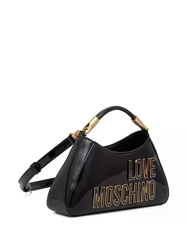 Moschino Logo Plaque Tote Bag
