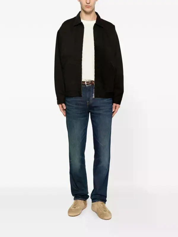 7 For All Mankind Faded Effect Jeans