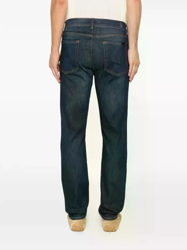 7 For All Mankind Faded Effect Jeans