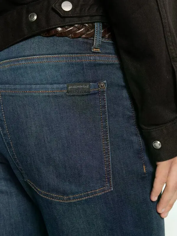 7 For All Mankind Faded Effect Jeans