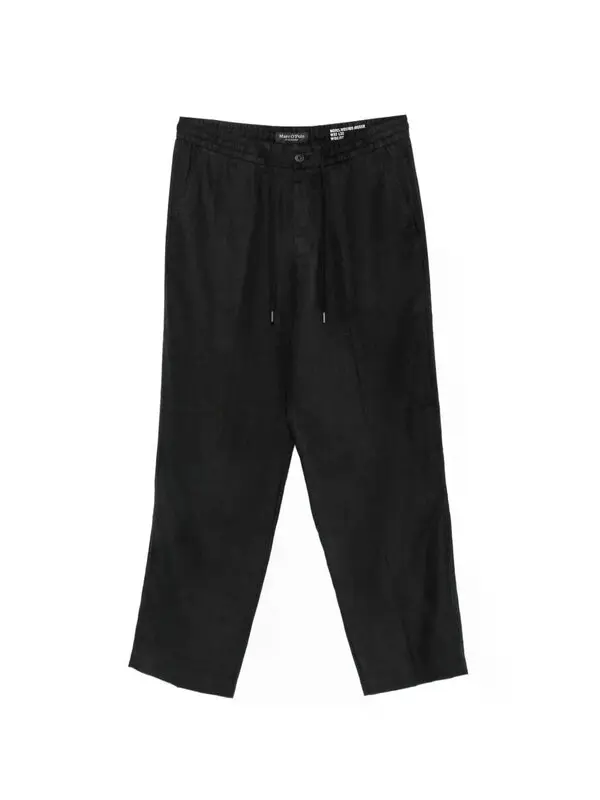 Marc O'polo Mossbo Drawstring Trousers - Black