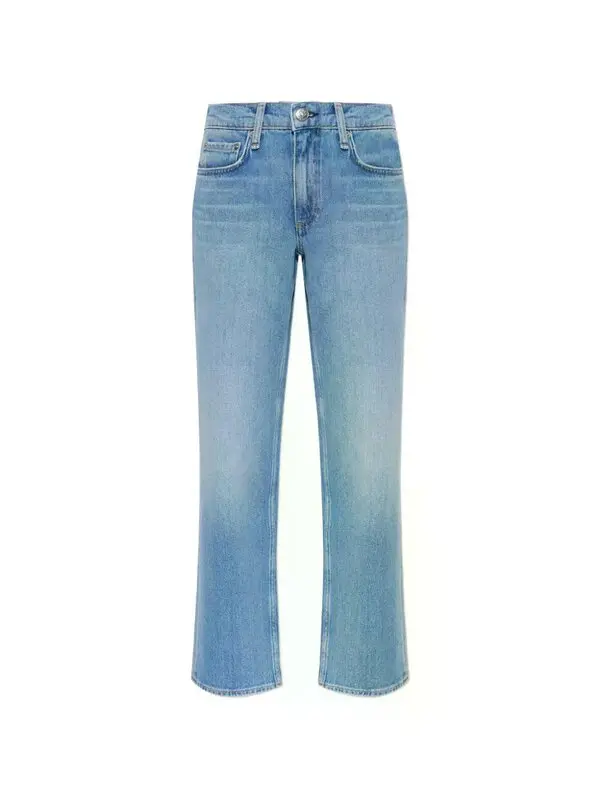 Rag & Bone Faded Straight-leg Jeans