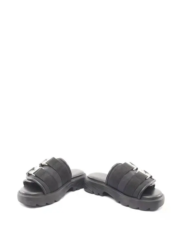 Bottega Veneta 2010s Flash Buckled Sandals