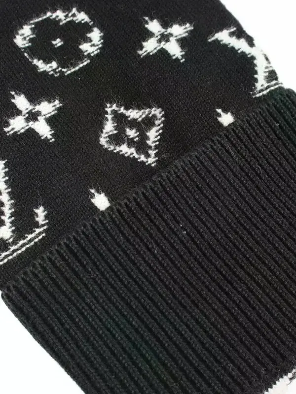 LOUIS VUITTON Monogram Gradient Sweater - Black